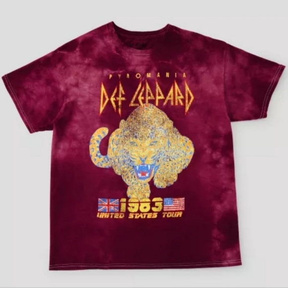 Def Leppard | Tops | Def Leppard 984 Tour Graphic Itee | Poshmark